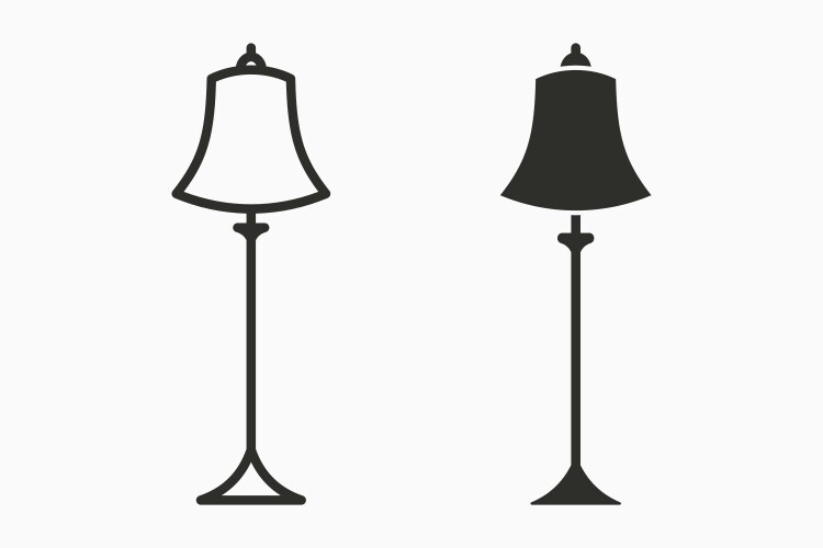 Set various lamps and fixtures Royalty Free Vector Image