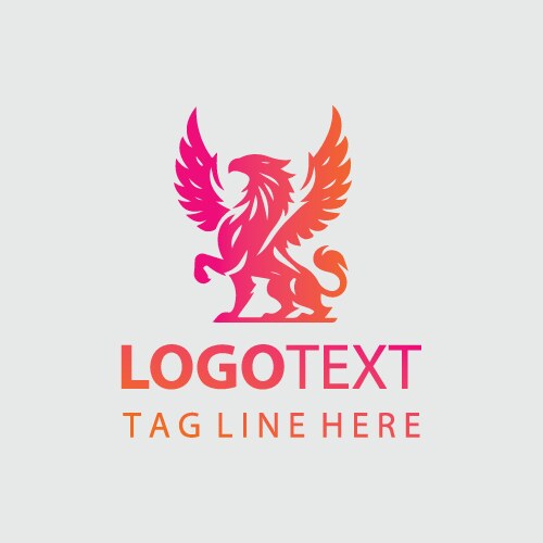 Griffin logo Royalty Free Vector Image - VectorStock