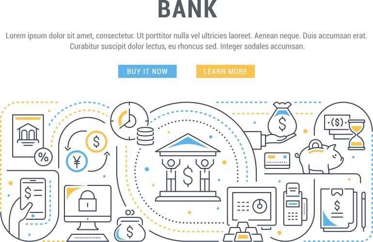 Bank Banner Vector Images (over 54,000)