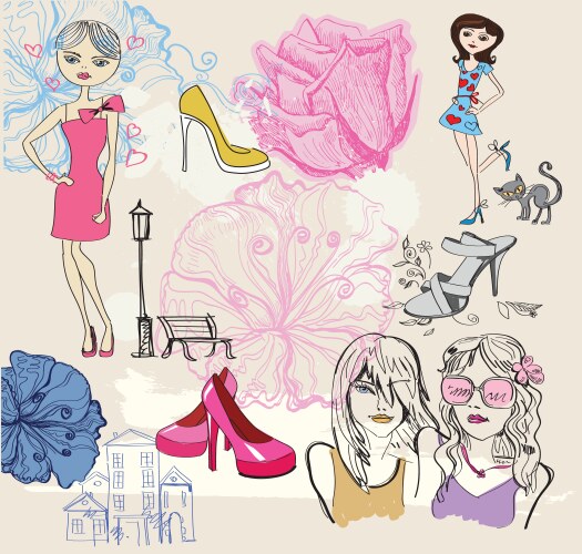 Fashion background Royalty Free Vector Image - VectorStock