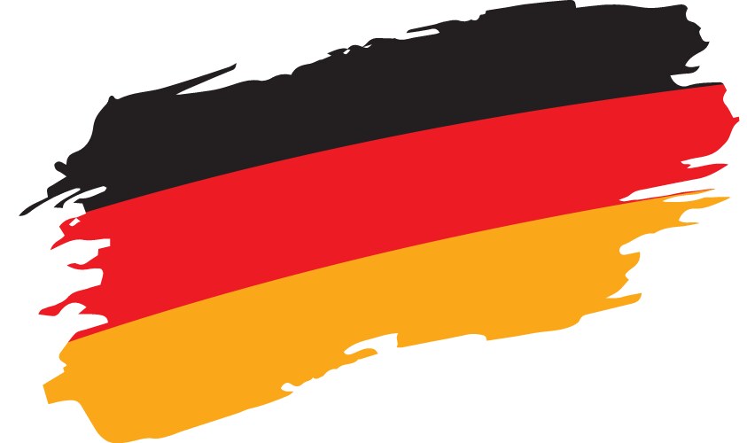Germany plane Royalty Free Vector Image - VectorStock