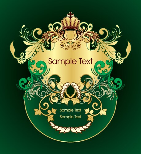 Royal design elements Royalty Free Vector Image