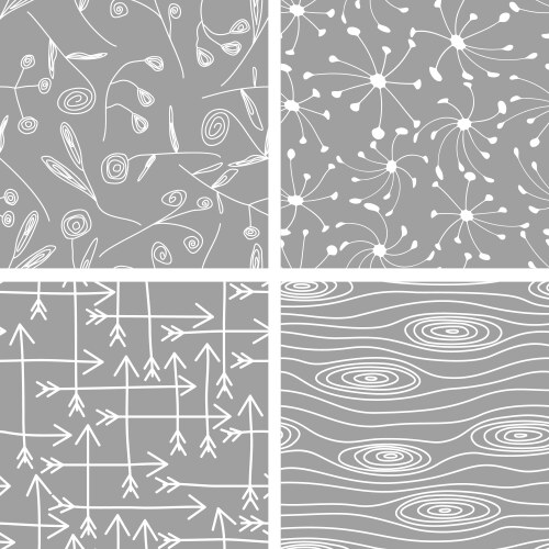 White tile seamless pattern background Royalty Free Vector