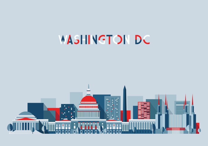 Washington Dc Skyline Vector Images (over 750)