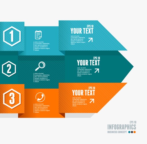 Colorful text boxes options banner Royalty Free Vector Image Colorful text boxes options banner Royalty Free Vector Image