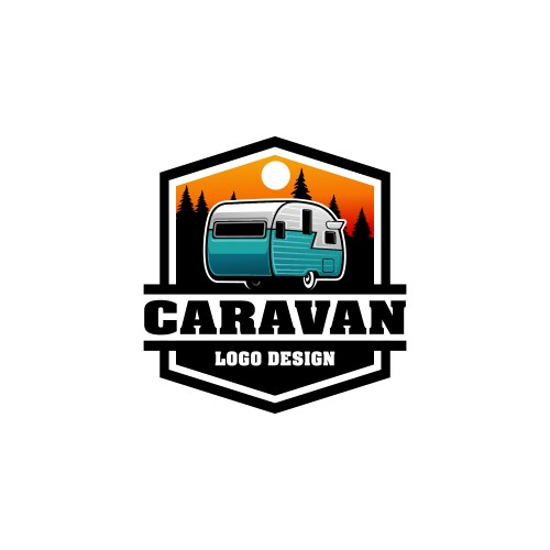 Caravan logo Vector Images & Graphics for Commercial Use | VectorStock