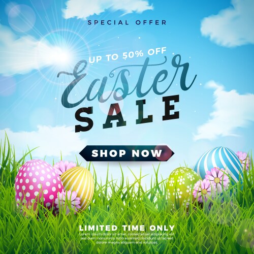 Spring sale poster Royalty Free Vector Image - VectorStock