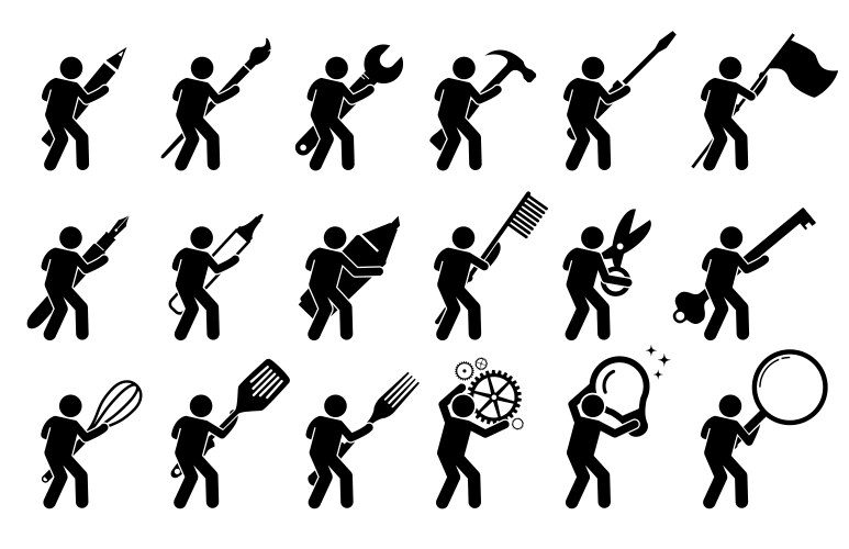 Stickman Carry Vector Images (over 290)