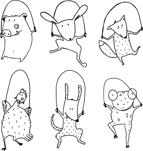 Make origami a jumping frog Royalty Free Vector Image