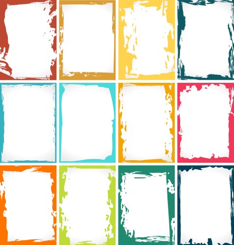 Grunge frame Royalty Free Vector Image - VectorStock