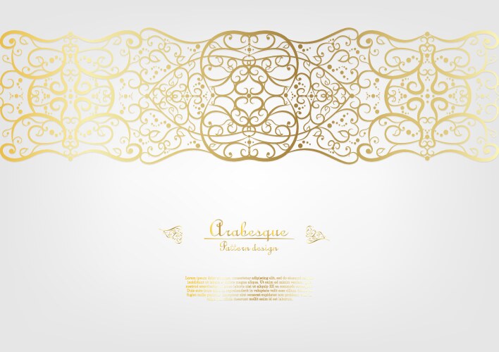 Arabic Gold Border Vector Images (over 14,000)