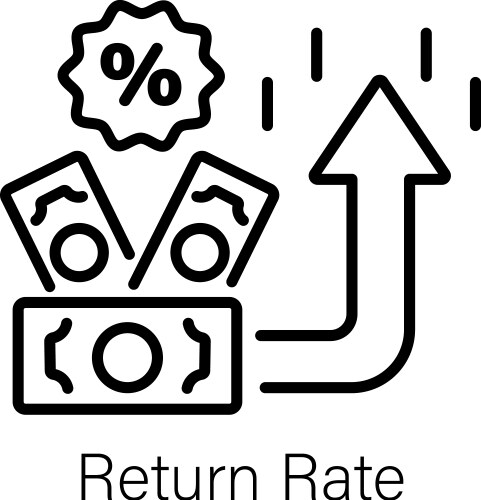 Asset return Royalty Free Vector Image - VectorStock