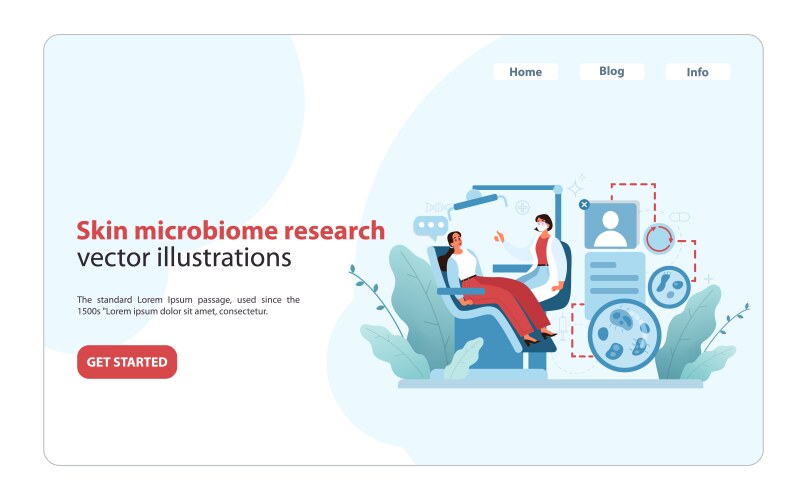 Skin Microbiome Vector Images (68)