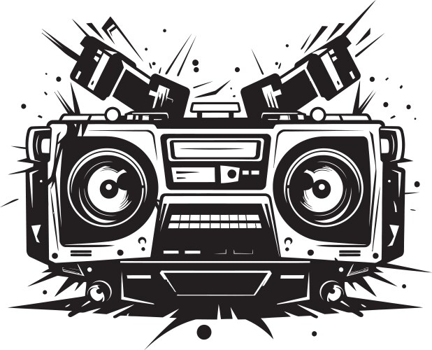Boombox Cartoon Character Vector Images (over 460)