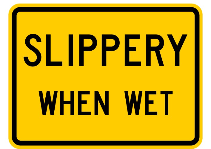 Sticker warning safety sign Royalty Free Vector Image