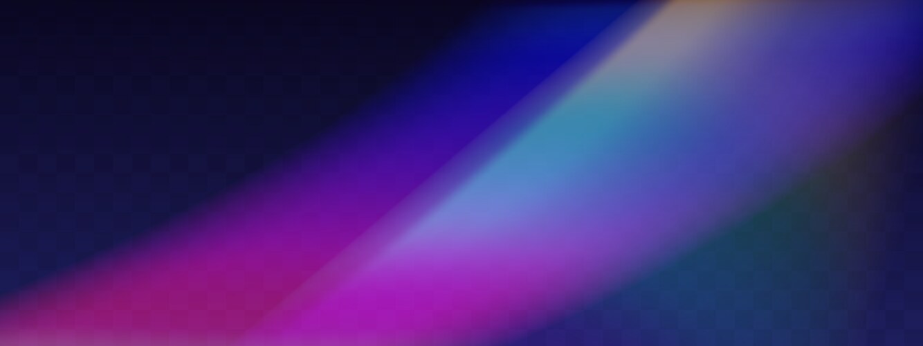 Blurred rainbow refraction overlay effect light Vector Image