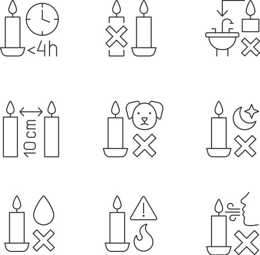 Candle Safety Vector Images (over 1,800)