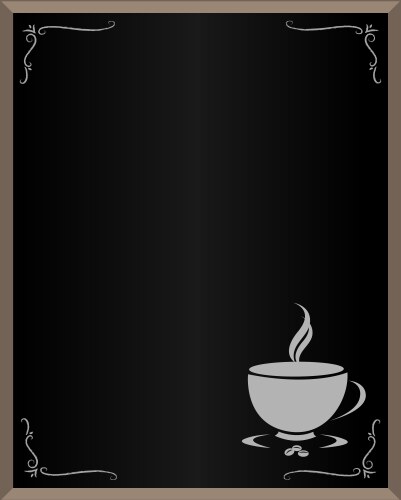 Coffee cup drop background Royalty Free Vector Image
