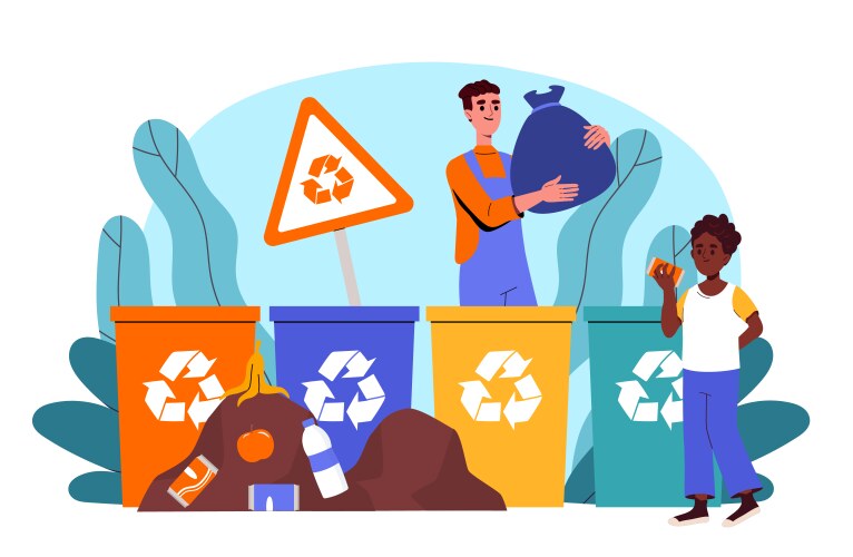 Garbage Segregation Vector Images (over 4,300)