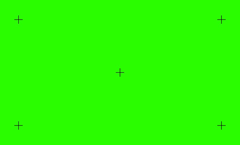 Green screen backdrop Royalty Free Vector Image