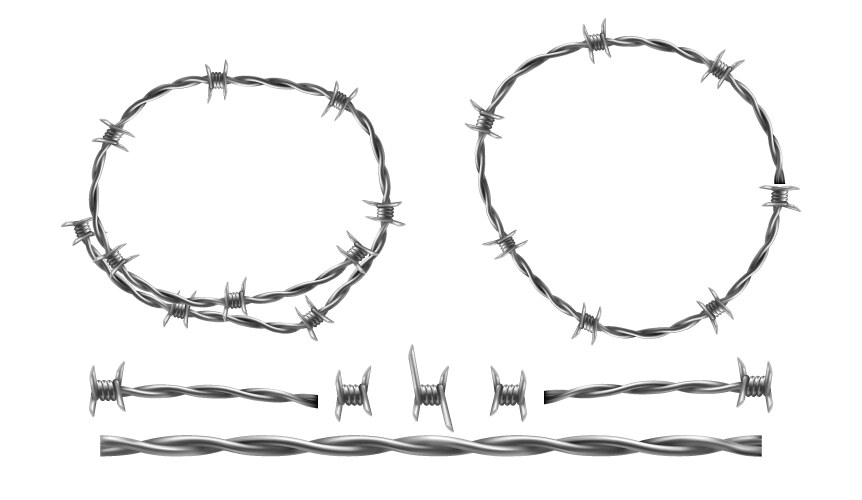 Barbed wire Royalty Free Vector Image - VectorStock