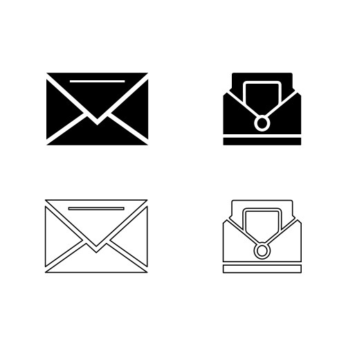 Email Logo Black and White Vector Images (over 11,000)