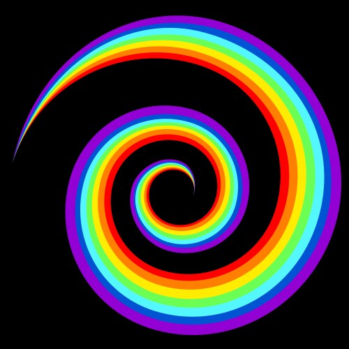 Rainbow Swirl Vector Images (over 24,000)