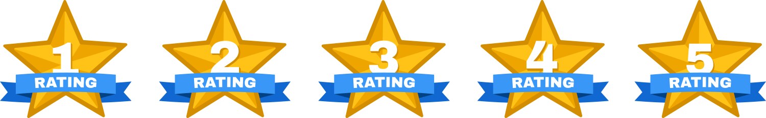 4 Star Rating Vector Images (over 990)