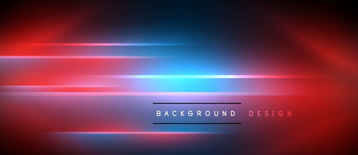Neon dynamic diagonal light rays background Vector Image