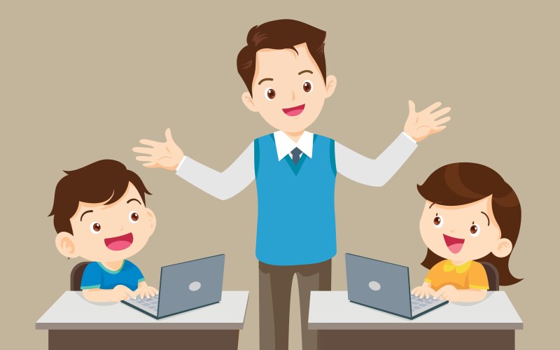 Student school teacher icon Royalty Free Vector Image