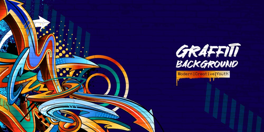 Graffiti background 1 Royalty Free Vector Image