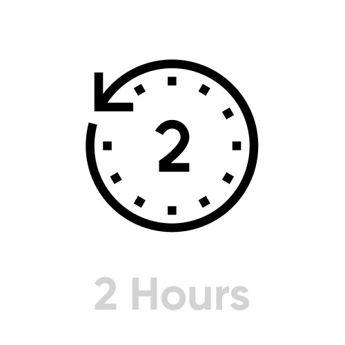 Recycle icon editable stroke Royalty Free Vector Image