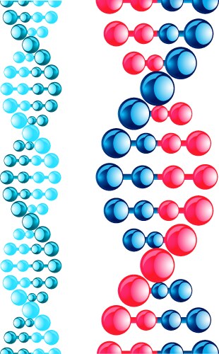 Dna elements Royalty Free Vector Image - VectorStock