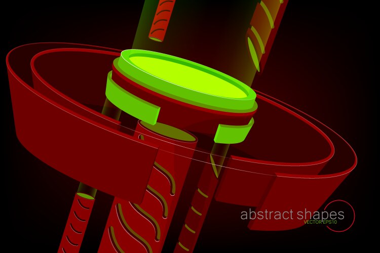 Red colors motion scene Royalty Free Vector Image