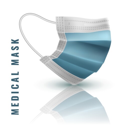 Medical mask Royalty Free Vector Image - VectorStock