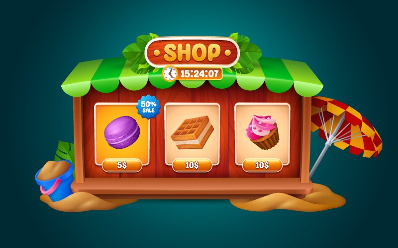 Game Shop Ui Vector Images (over 1,700)