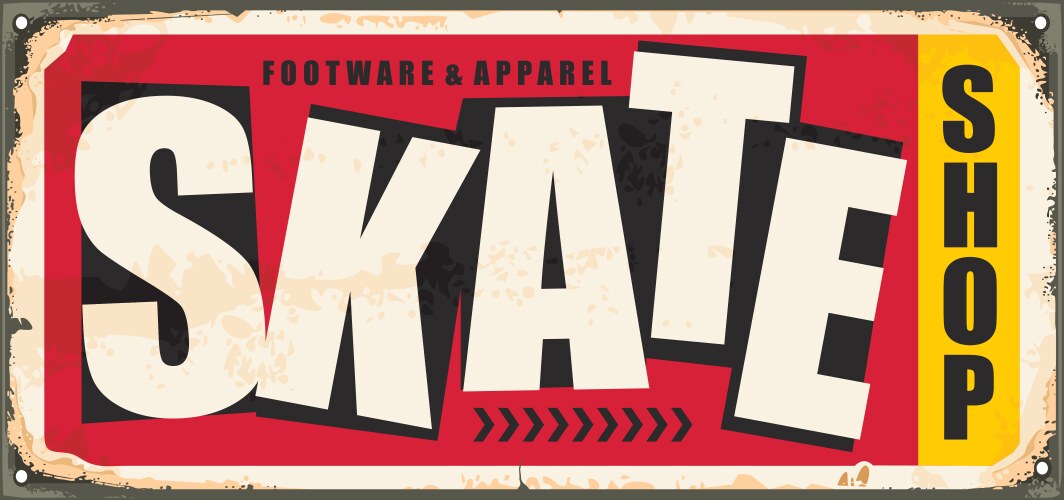 Neon sign of roller skate with laces on black Vector Image