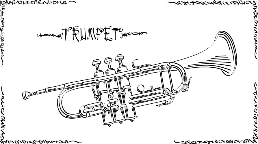 Trumpet Drawing Vector Images (over 4,600)
