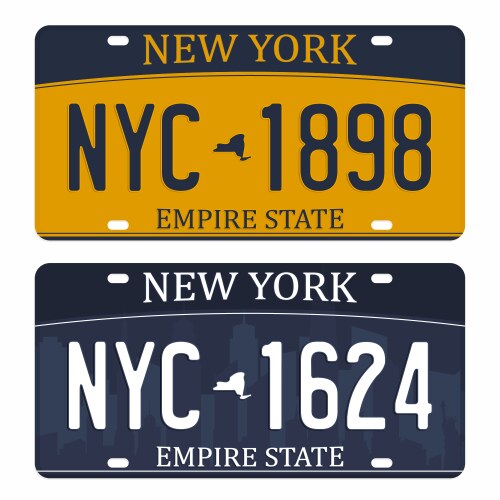 Car Number Plate Template Vector Images (over 140)