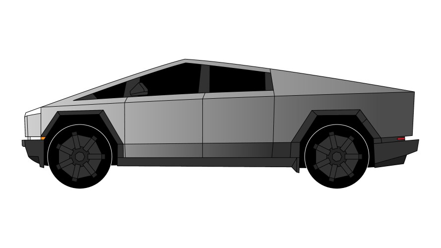 Cybertruck Vector Images (9)