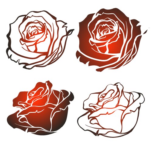 Rose Royalty Free Vector Image - VectorStock