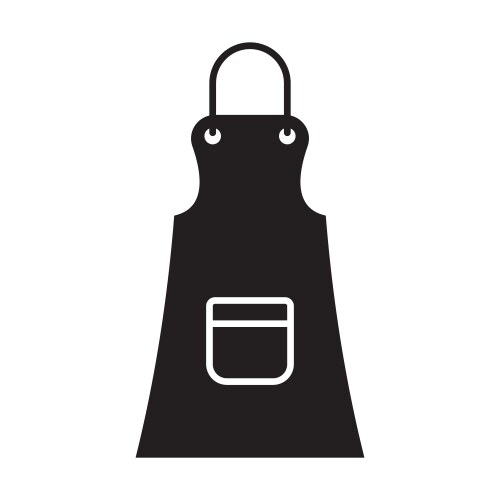 Apron symbol icon Royalty Free Vector Image - VectorStock