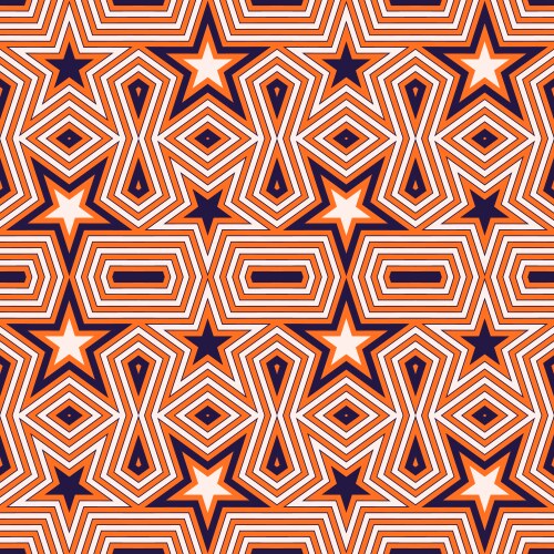 Stars and constellations seamless pattern Vector Image