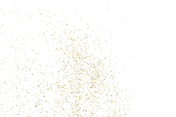 Light gold and silver glitter confetti Royalty Free Vector
