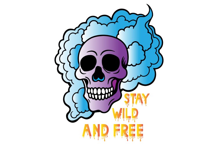 Human head skulls Royalty Free Vector Image - VectorStock