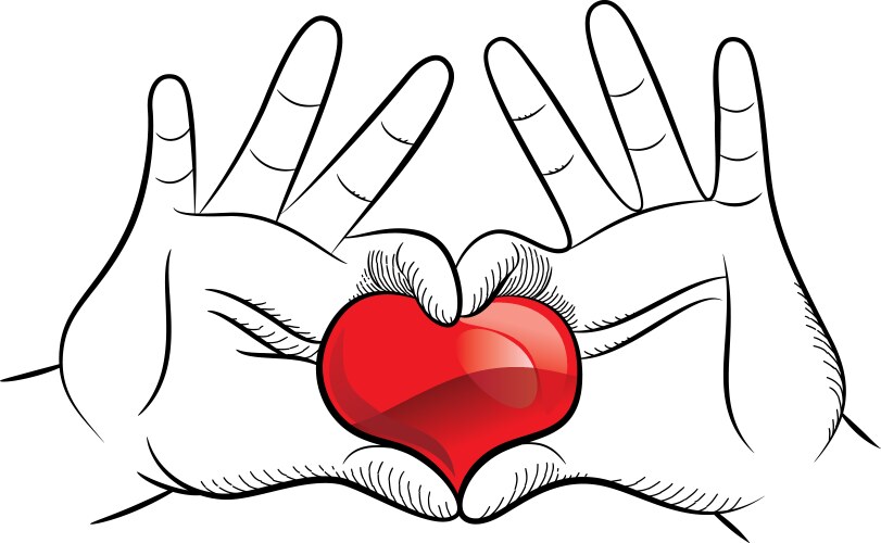 Love Hands Vector Images (over 390,000)