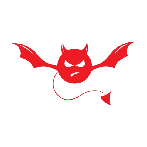 Devil logo Royalty Free Vector Image - VectorStock