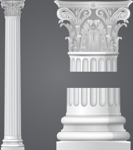 Column texture Royalty Free Vector Image - VectorStock