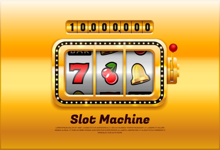 Casino slot machine Royalty Free Vector Image - VectorStock