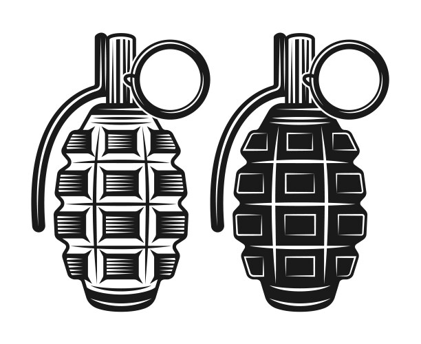 Grenade Royalty Free Vector Image - VectorStock
